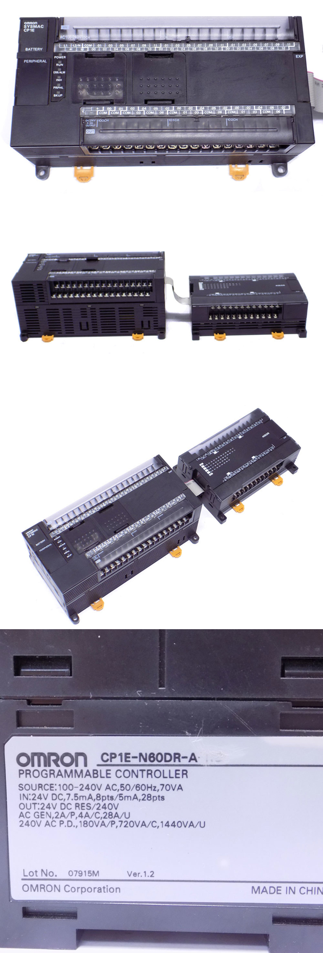 Omron CP1E Expansion Module CP1E-N60DR-A Programmable Controller