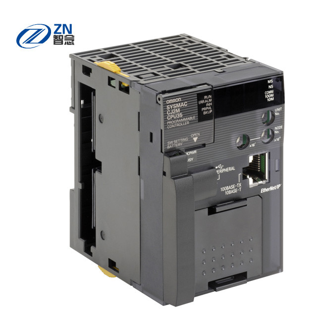 CJ2M-CPU35 CPU PLC Omron Sysmac CJ2M 16 NS USB EtherNet/IP RS-232C