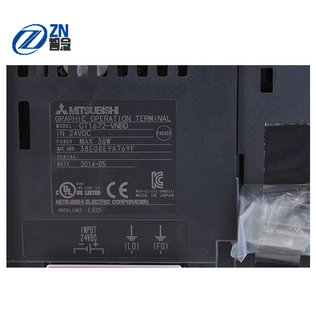 10.4 Inch Mitsubishi HMI Touch Screen IP67 24V DC GT1672-VNBD