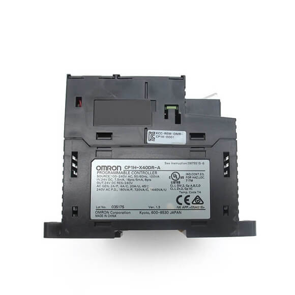 DIN Rail Omron PLC CP1H-XA40DT-D-SC 16 Outputs Programmable Controller