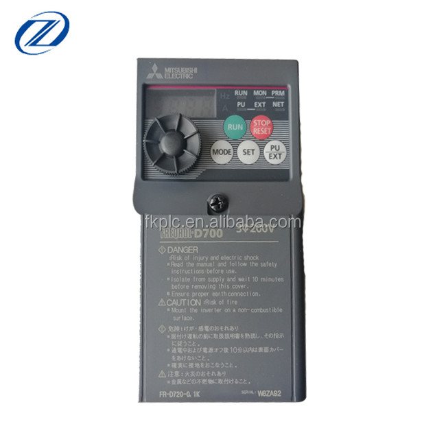 FREQROL-D700 Mitsubishi Electric Inverter Frequency 0.1kw FR-D720-0.1K