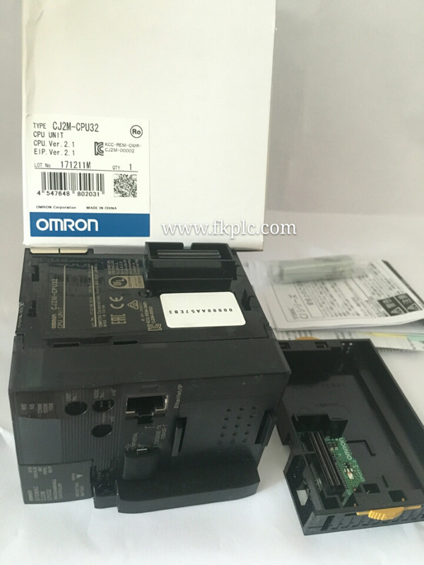 CJ2M-CPU35 CPU PLC Omron Sysmac CJ2M 16 NS USB EtherNet/IP RS-232C