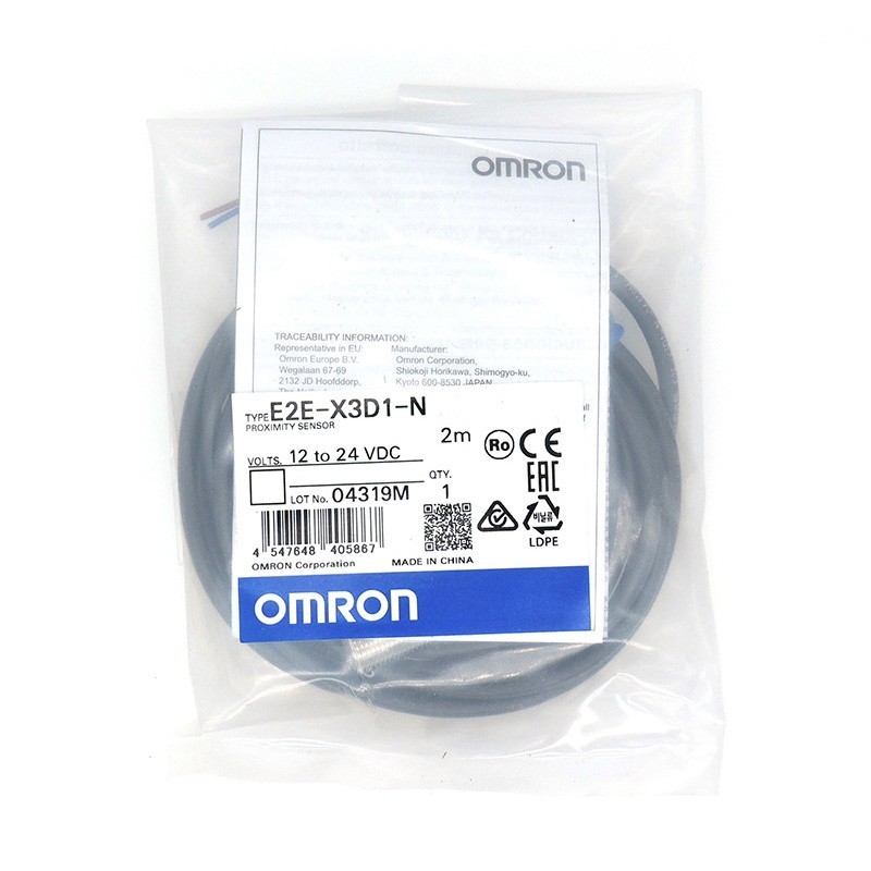 Cylinder Shielded 3MM Proximity Sensor Sponsored OMRON E2E-X3D1-N