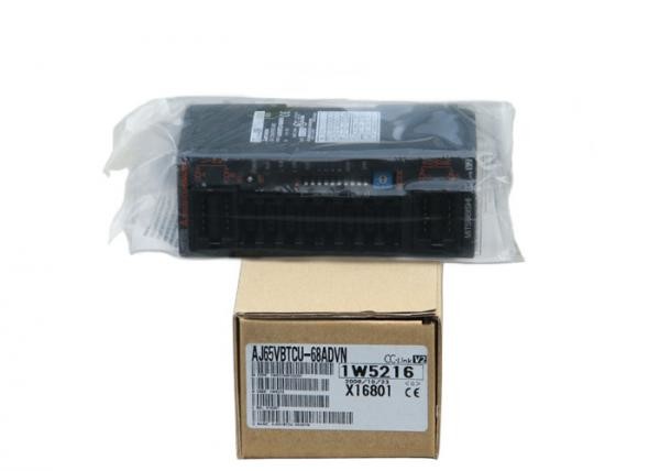 Black Mitsubishi PLC CC Link Module Conversion Unit AJ65VBTCU-68ADIN